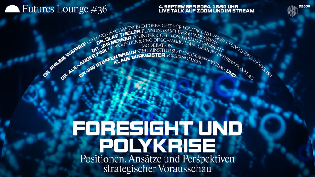 Futures Lounge #36: Foresight und Polykrise - Positionen, Ansätze und Perspektiven strategischer ...